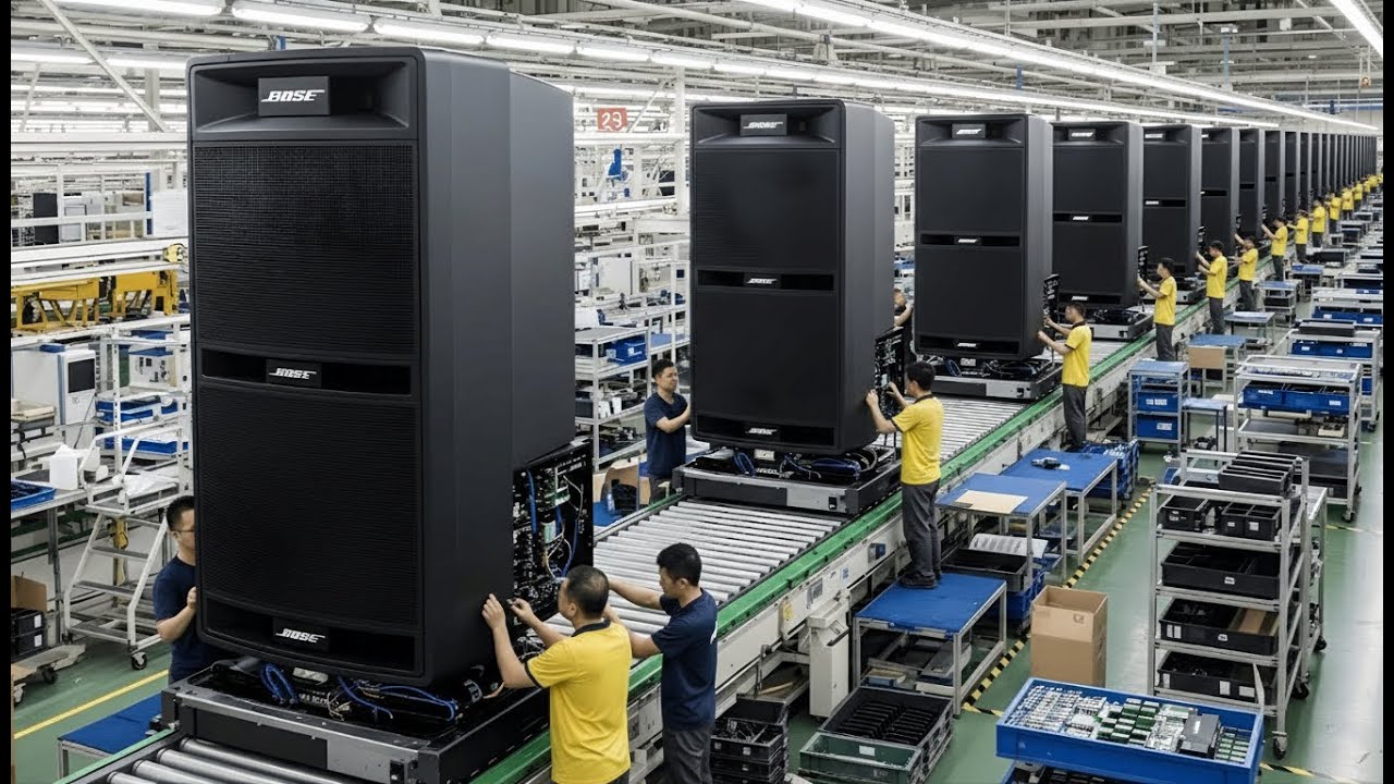 How Bose S1 Pro Speakers Are Made — Inside a Portable PA Speaker ...