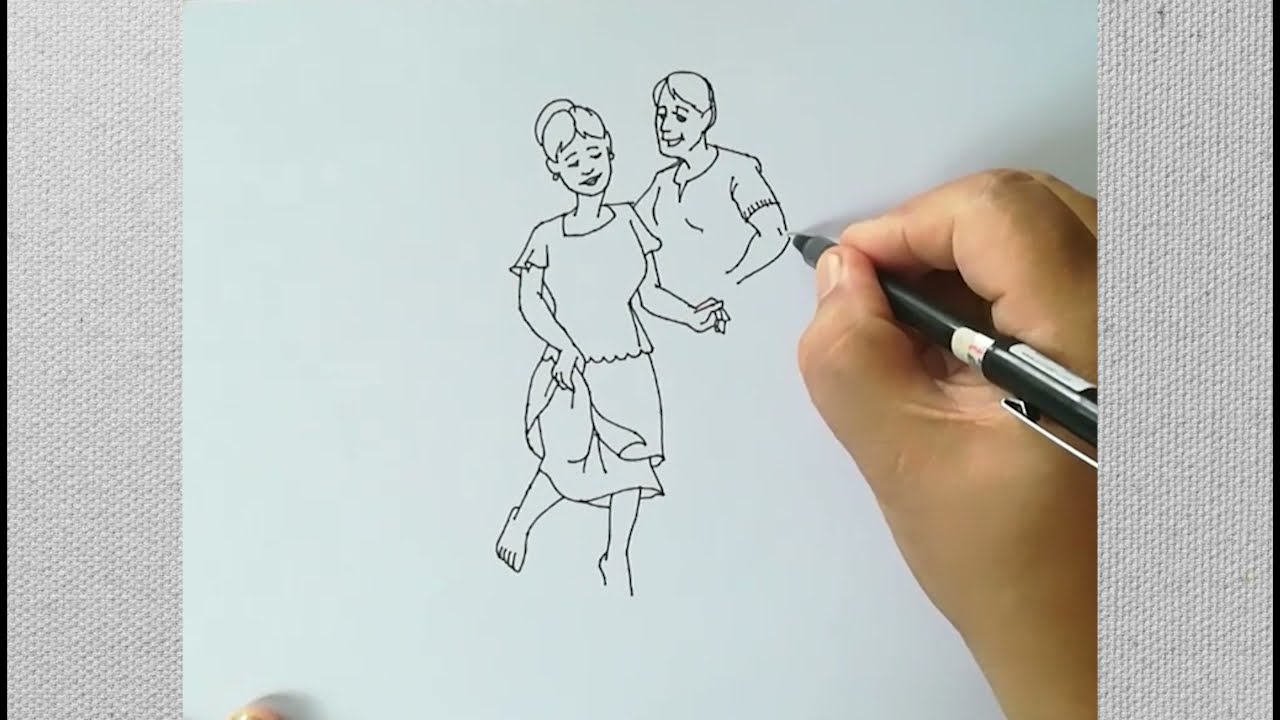 Illustration - TINIKLING, Folk Dance - YouTube