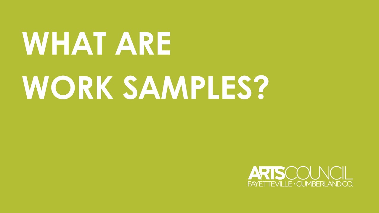 What Are Work Samples? - YouTube