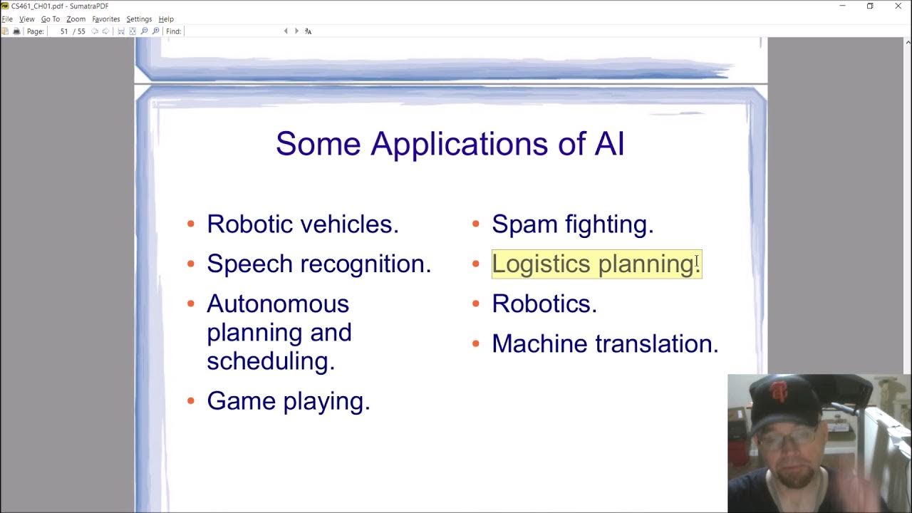 CS461 Artificial Intelligence Lecture Section 1.4 and 1.5: The State of the Art and Summary ...