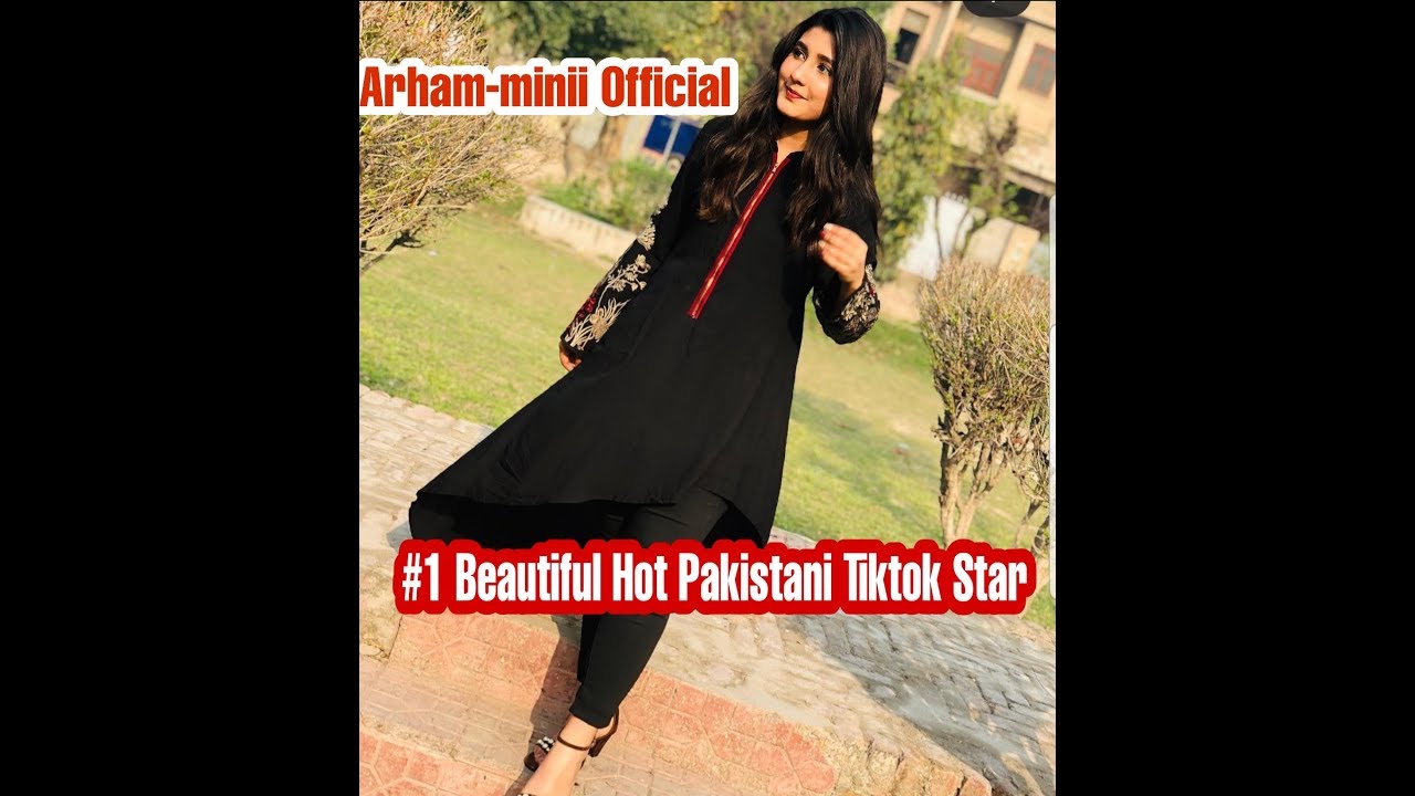 #Arham-minii My New tiktok Videos In Black Dress || She Looking ...