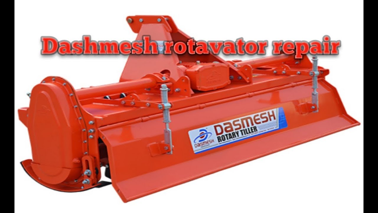 dasmesh rotavator repairs. - YouTube