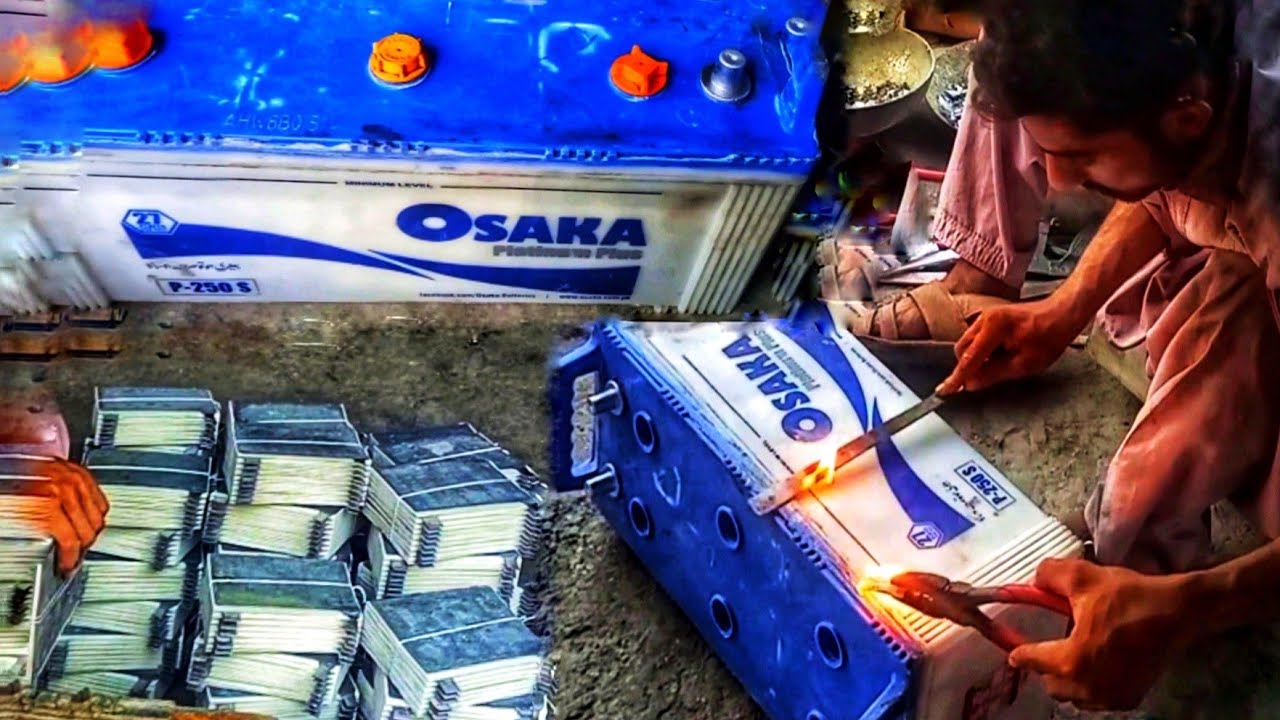 Brilliant technique of lead acid battery Restoration | Amazing Battery ...