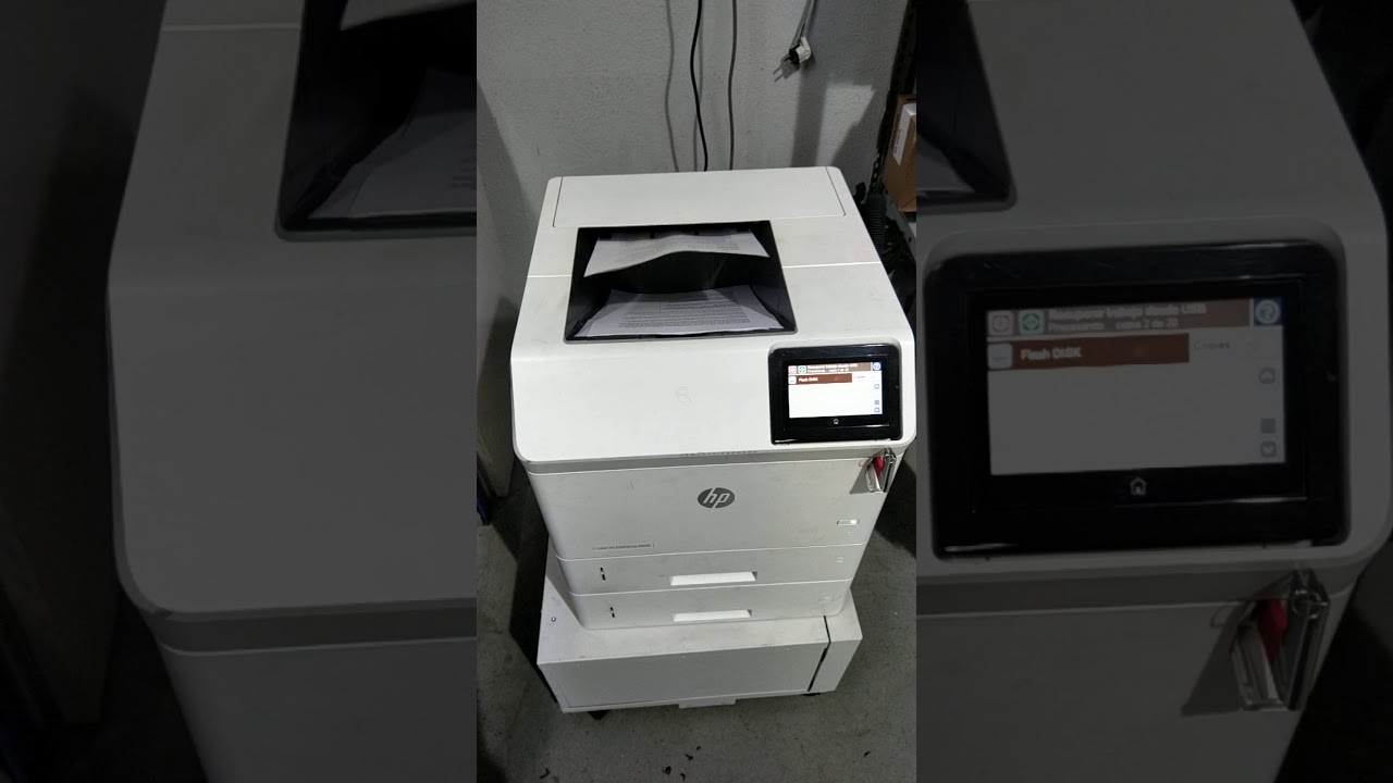 HP M605 - YouTube