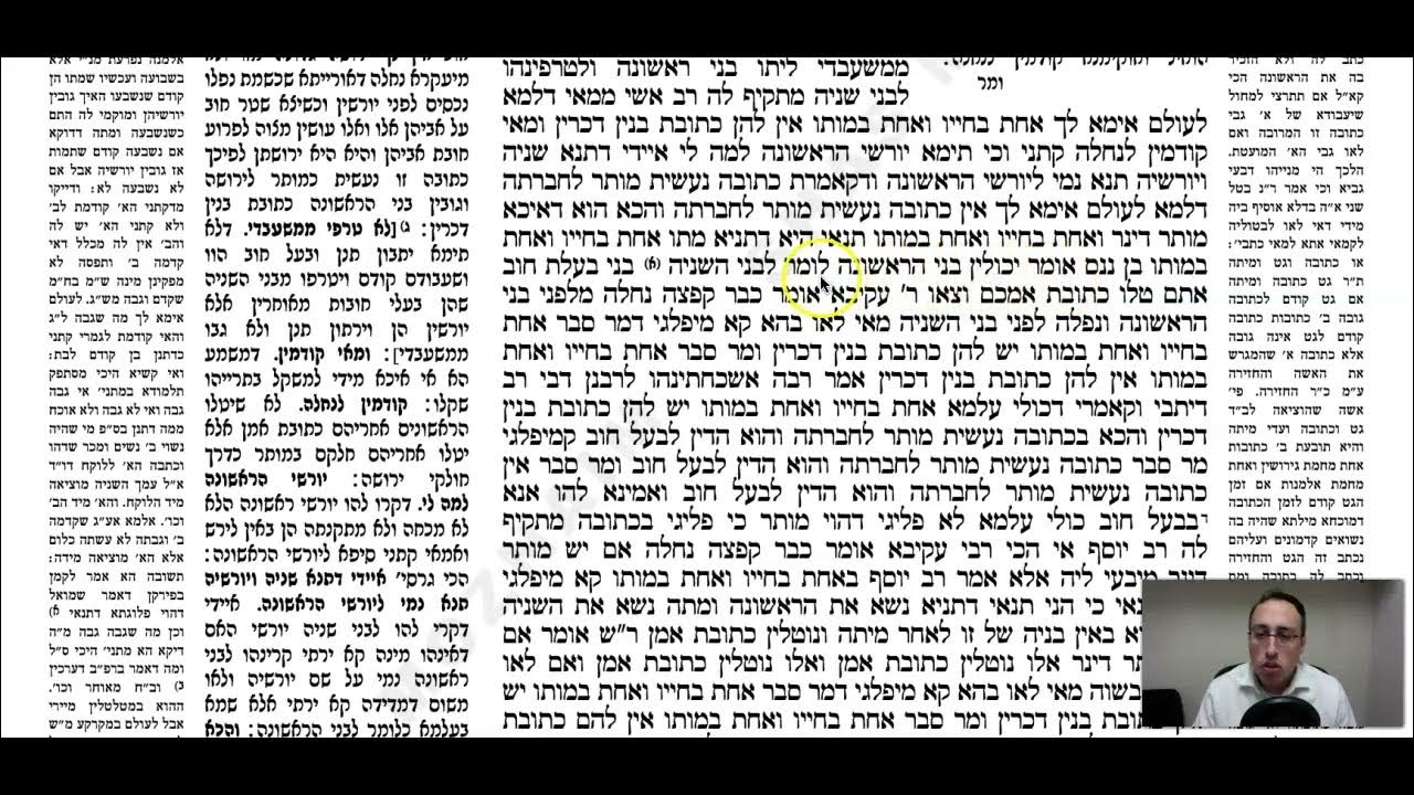 Kesuvos Daf 90b Daf Yomi Gemara (Talmud) Mesechet Ketubot - YouTube