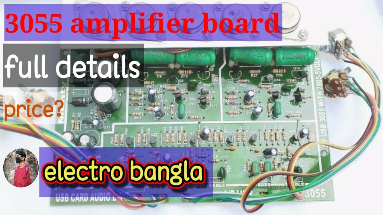 3055 amplifier board full details... price and testing.. please like ...