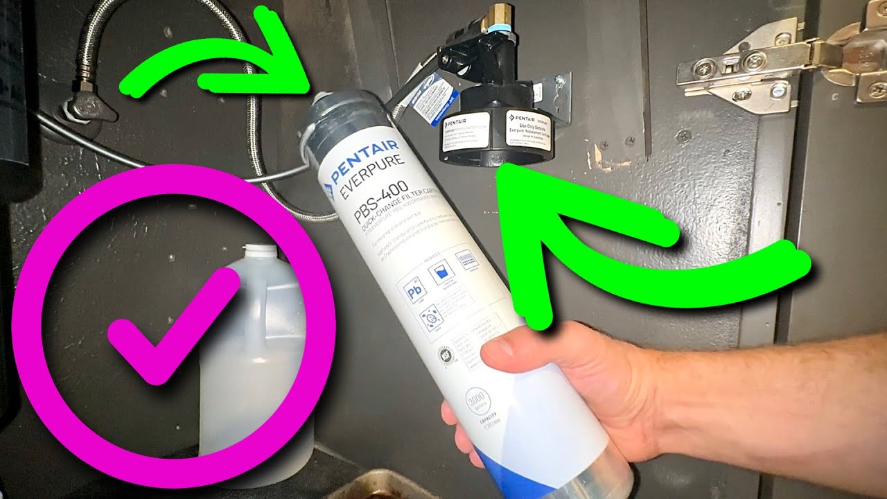 Pentair Everpure PBS-400 Filter Cartridge and Filter Head Reviews - YouTube