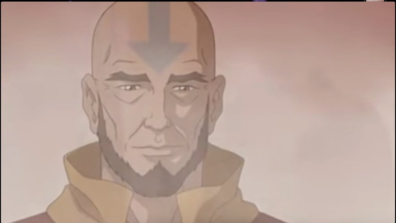 Avatar Aang Meets His Son Tenzin Clip - YouTube