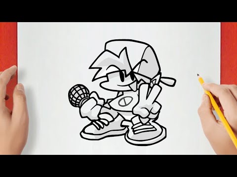 Cómo Dibujar A Boyfriend De FRIDAY NIGHT FUNKIN