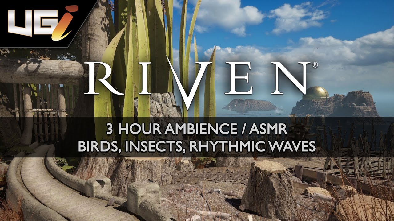 Riven (2024 Remake) Jungle Island Ambience │ Birds, Insects, Rhythmic ...