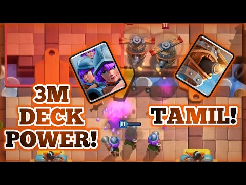 The Power Of 3M 🔥! | Clash Royale 👑! | Tamil | Three Musketeers Deck 🔥 ...