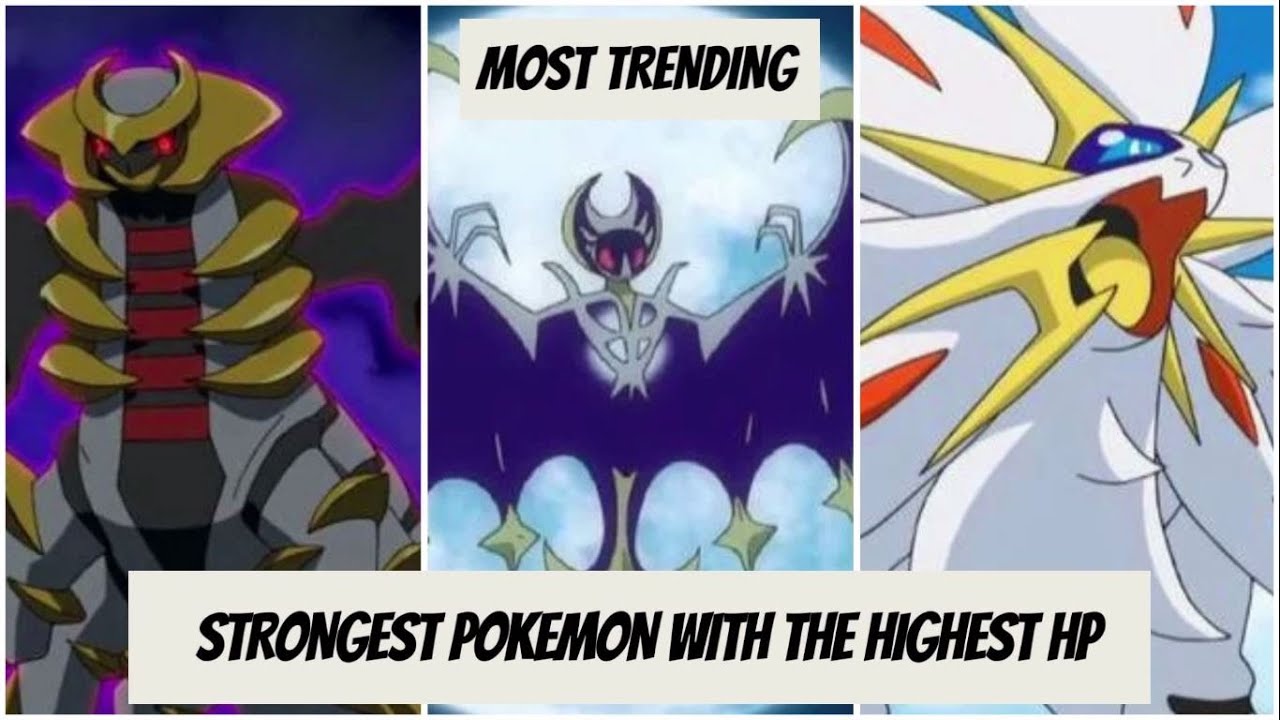 15 Strongest Pokémon With The Highest Health or HP stats - YouTube