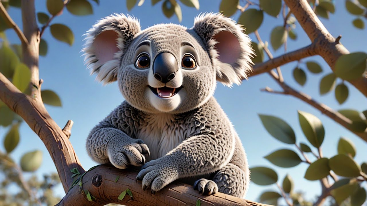 Koko Koala Climbs Slowly | Koala Song for Kids | Nursery Rhymes and ...