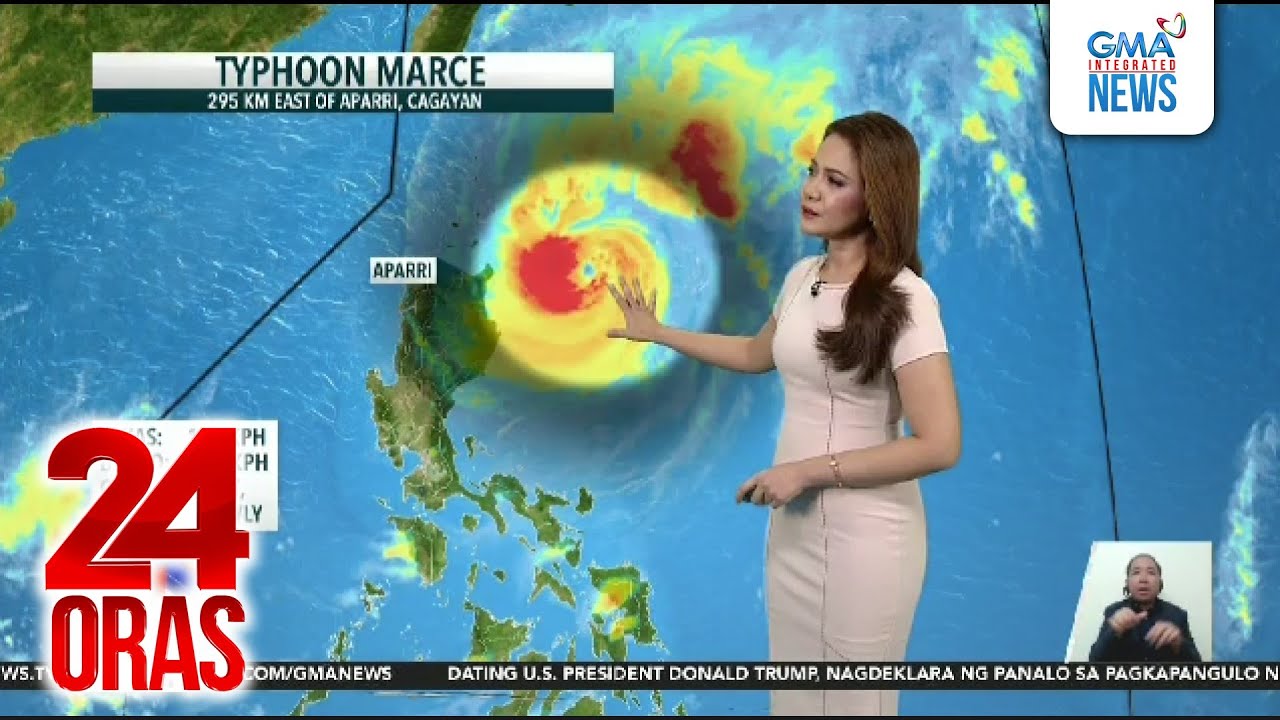 Update sa Bagyong Marce | 24 Oras - YouTube