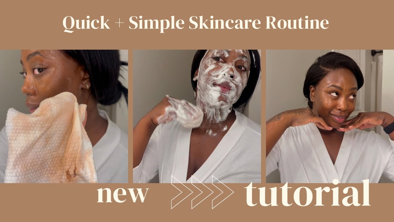 Simple Step by Step Skincare Routine (40+ edition) - YouTube