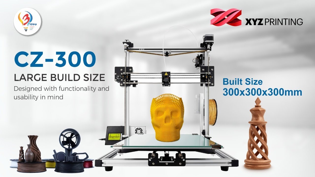 CZ300 3D Diy Printer Review - YouTube