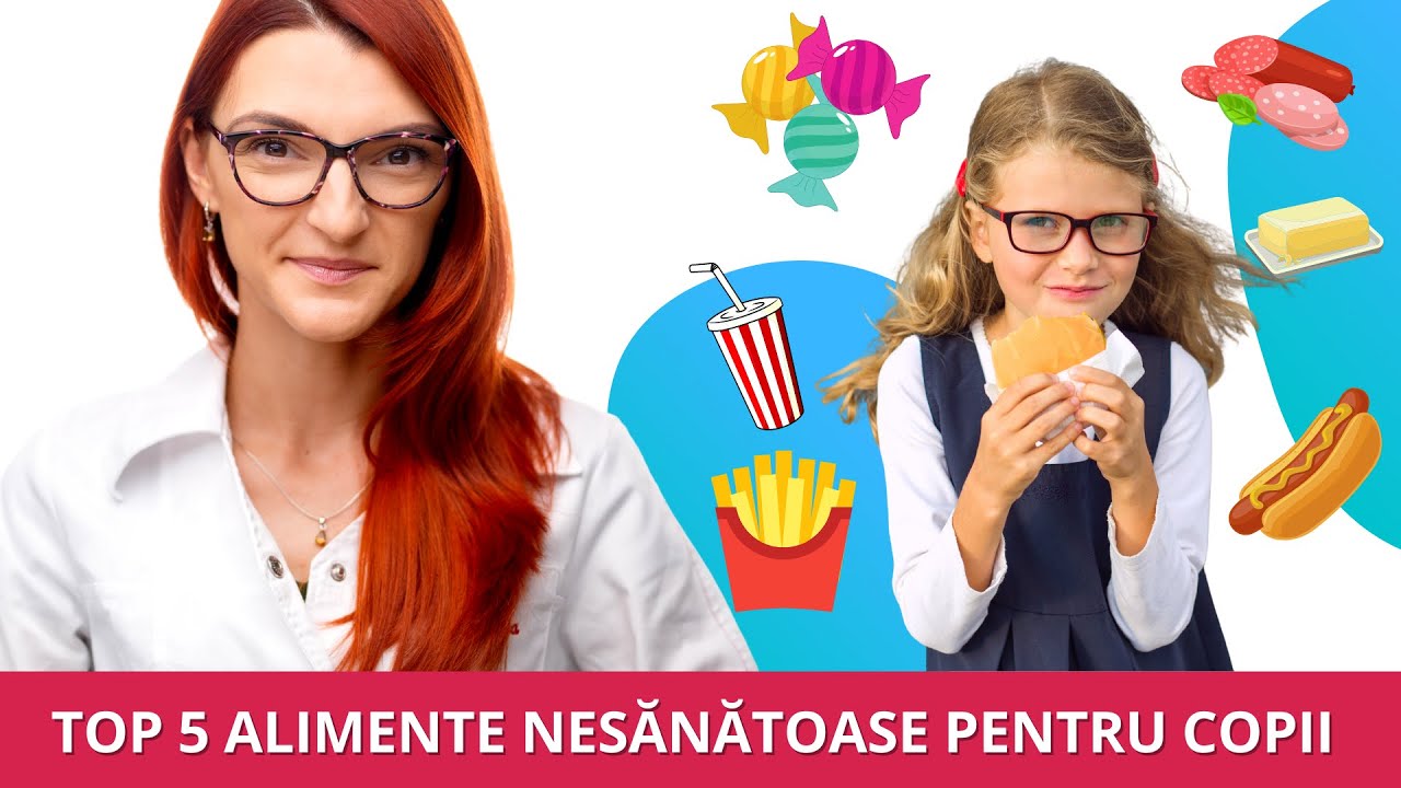 Top 5 Alimente Nesanatoase Pentru Copii - YouTube