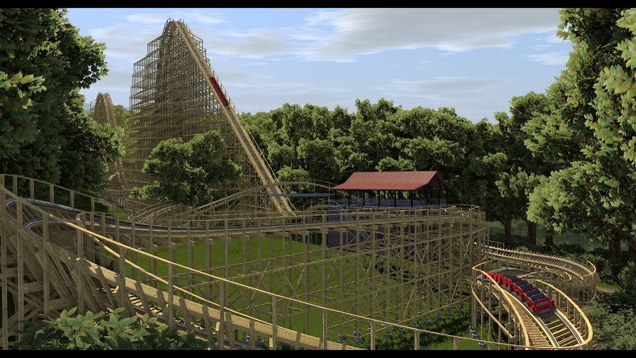 NoLimits 2 |The Voyager | Gravity Group Wooden Roller Coaster - YouTube