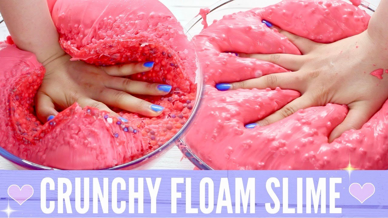 How To Make GIANT Super Crunchy Dried Up Floam Slime | DIY Crunchy ...