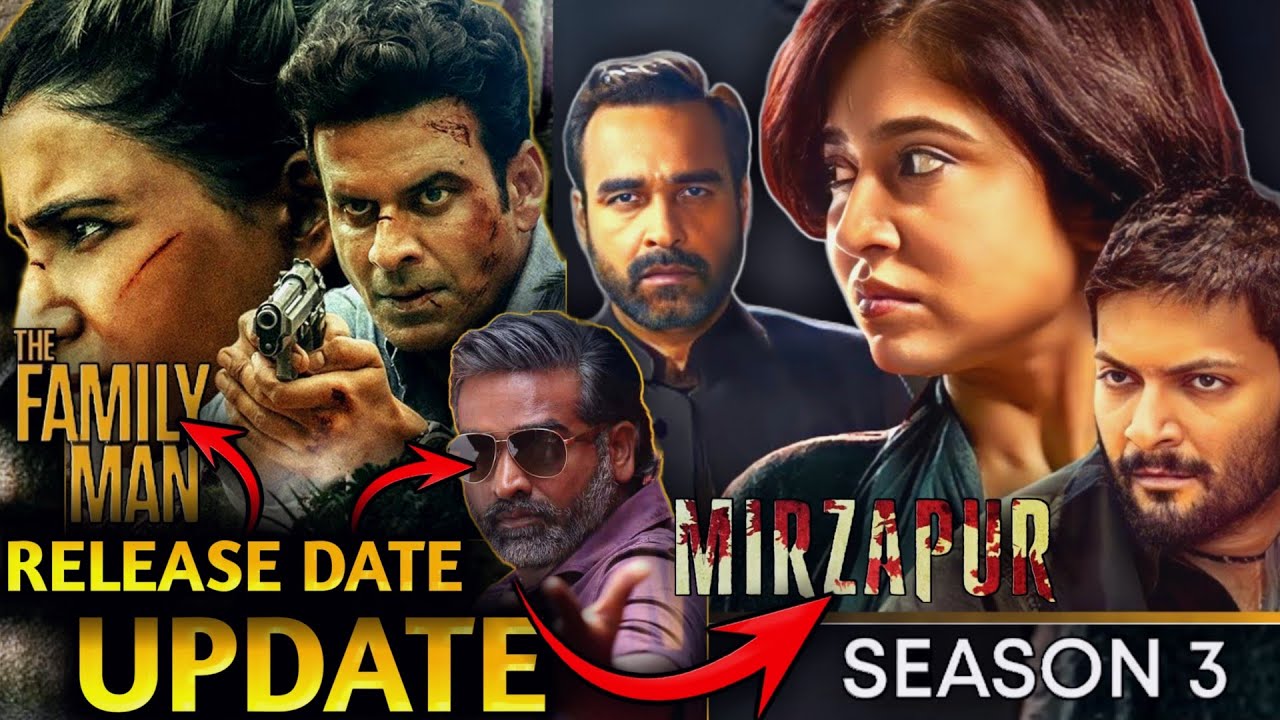 Mirzapur Season 3 Release date|Family Man 3|Mirzapur Season 3 Trailer ...