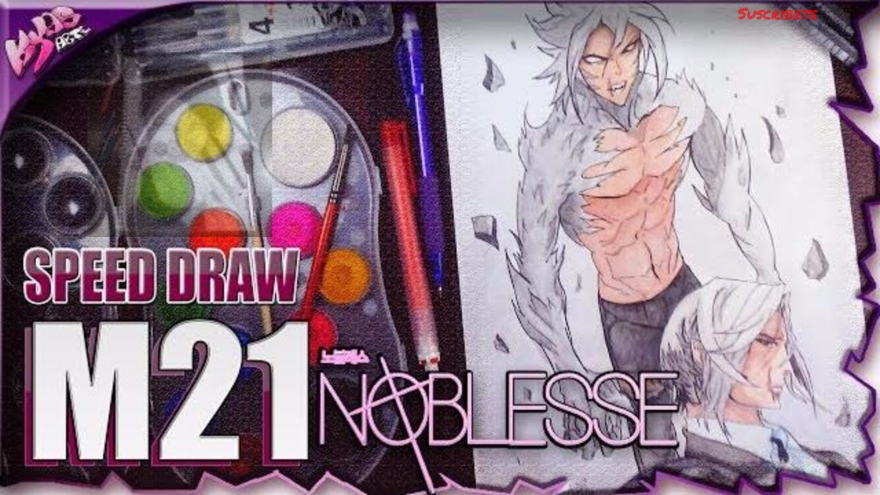 NOBLESSE Ep #1 (노블레스) M21 en Acuarelas 🎨 ╬ Speed Art Comentado 💋 👏 ╬ By ...