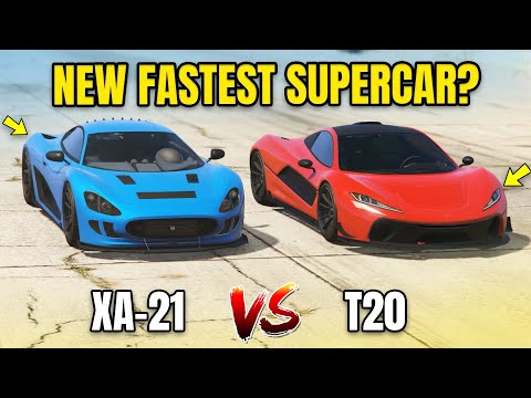 GTA 5 ONLINE - XA-21 VS T20 (WHICH IS FASTEST?)