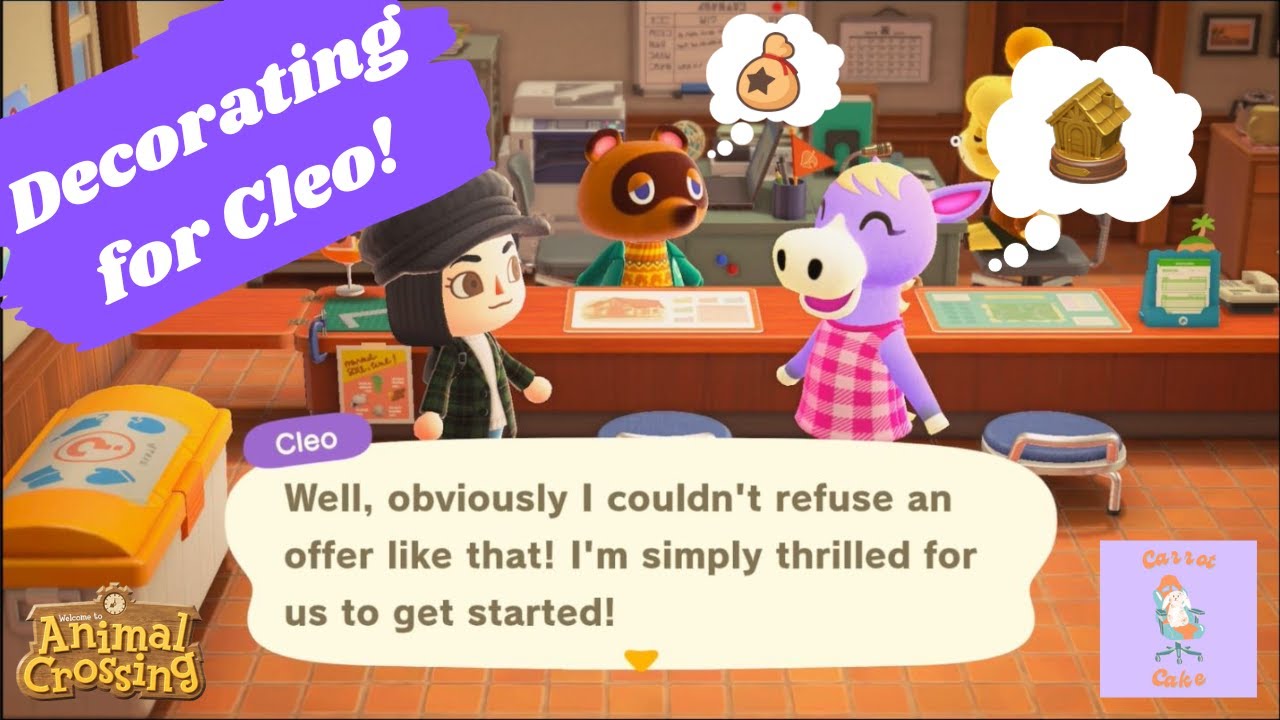 Decorating Cleo's House in Animal Crossing! (my final permanent ...