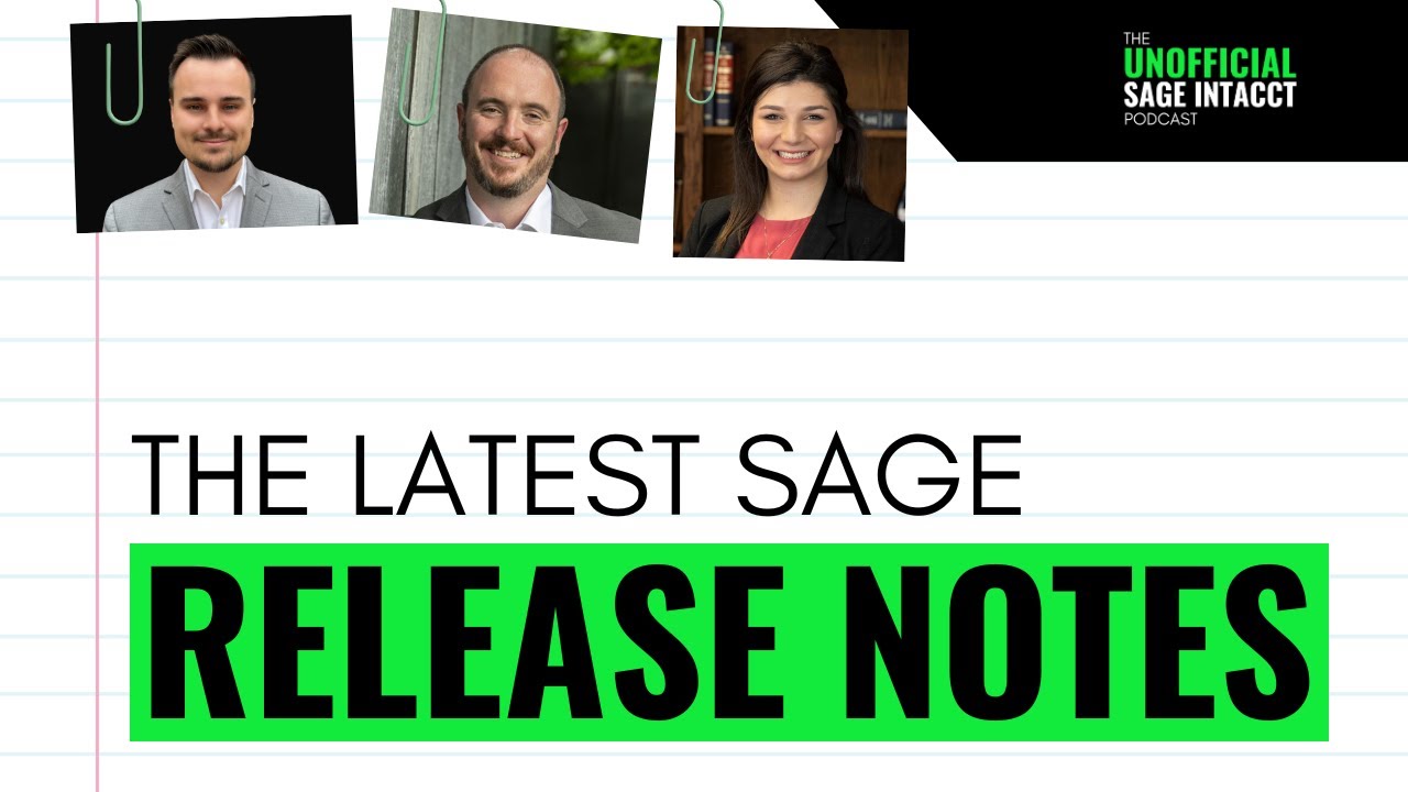 3. Latest Sage Release Notes - YouTube