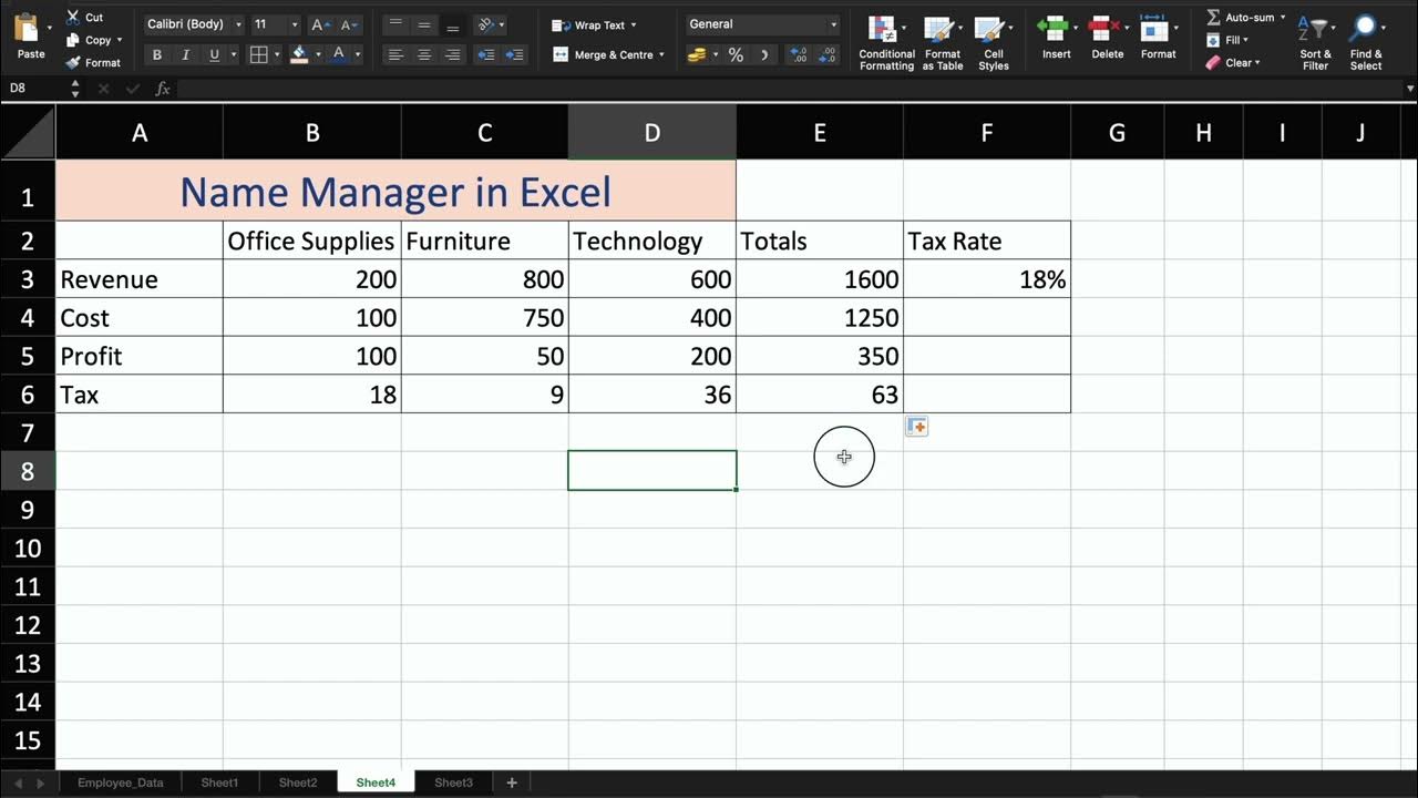 Excel Name Manager Tutorial: Simplify Your Formulas Like a PRO! - YouTube