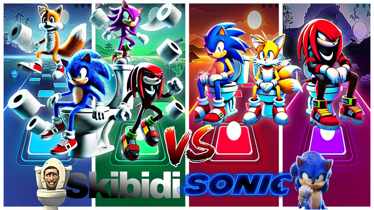 Skibidi Sonic The Hedgehog 🔴 Skibidi Tails 🔴 Skibidi Knuckles 🔴 Skibidi ...