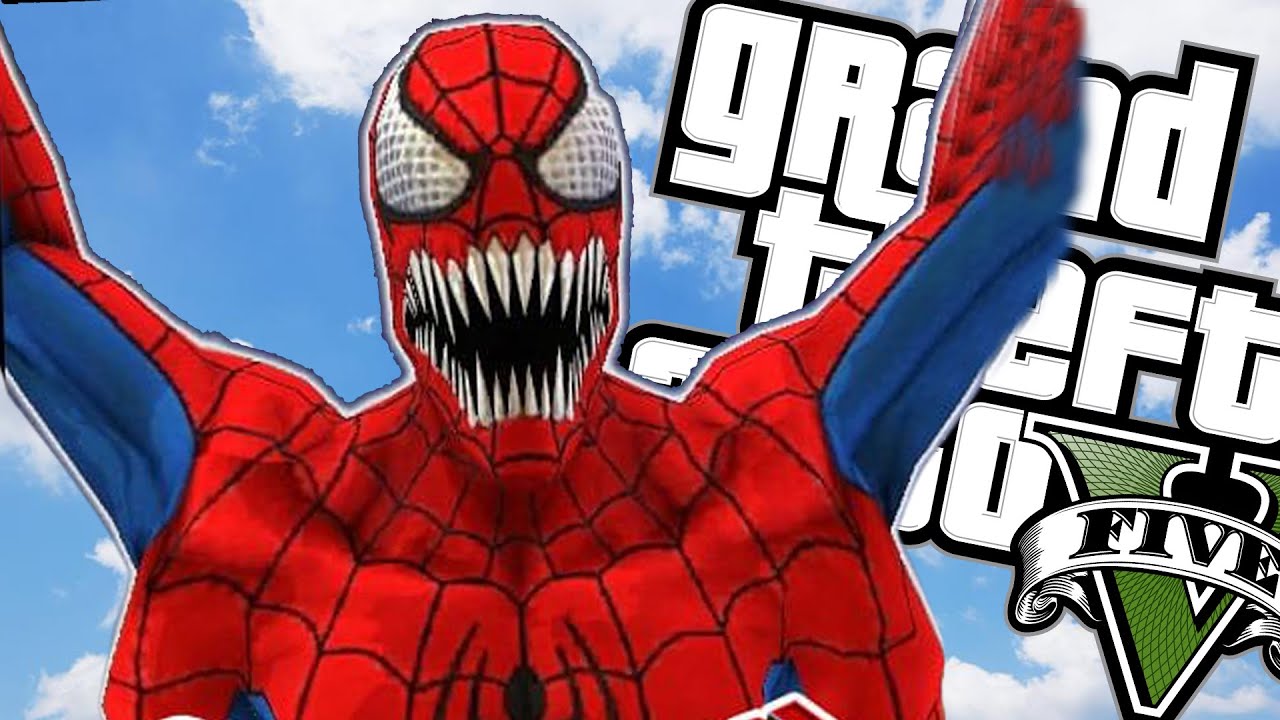 SPIDERMAN.EXE APARECE EN GTA 5 | SPIDERMAN EN GTA 5 MODS - YouTube