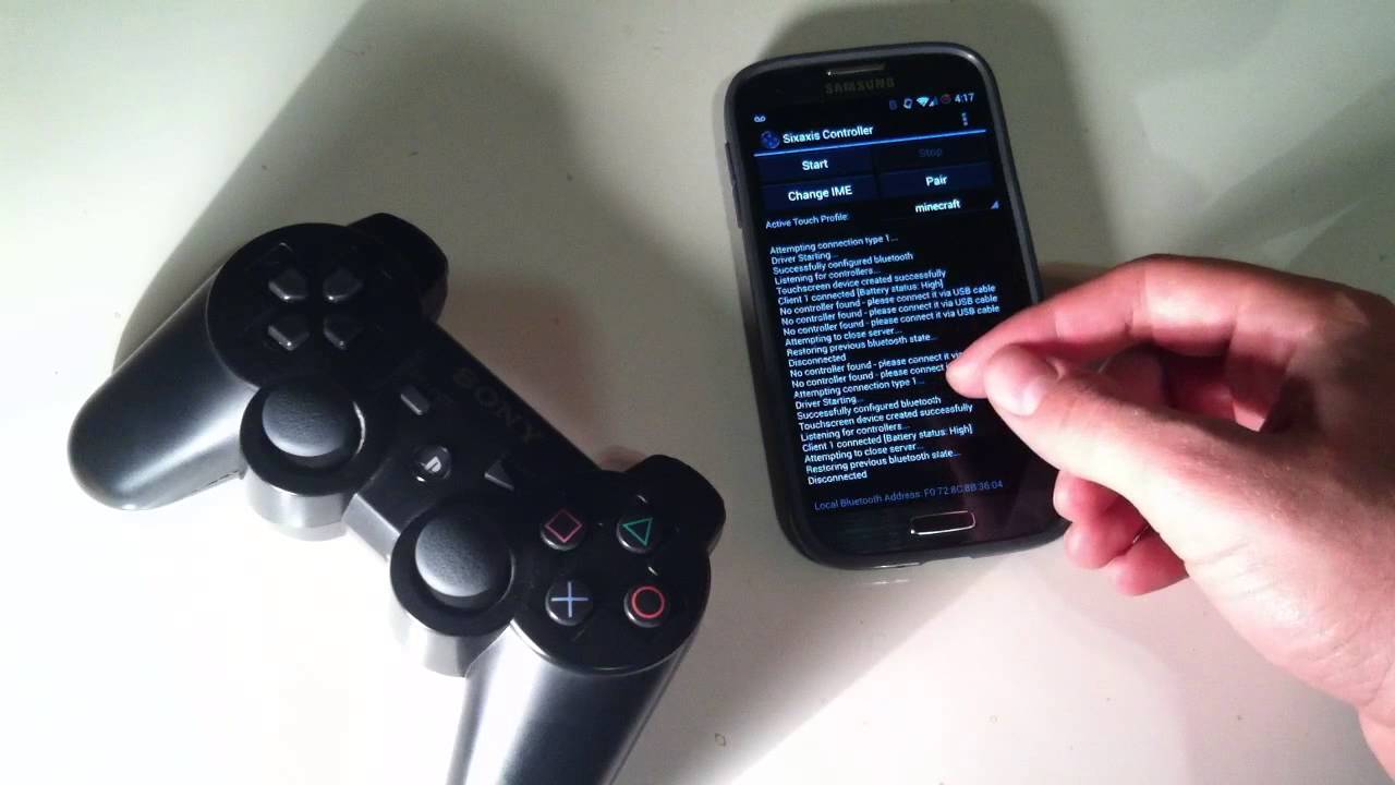 How To Connect Ps3 Controller S4 Youtube 5532