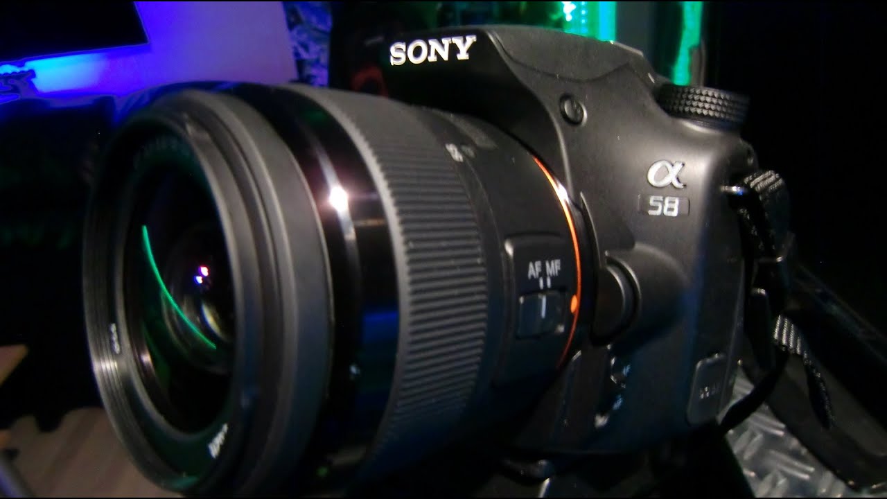 Got a new Camera. SONY Alpha 58. 2013 - YouTube