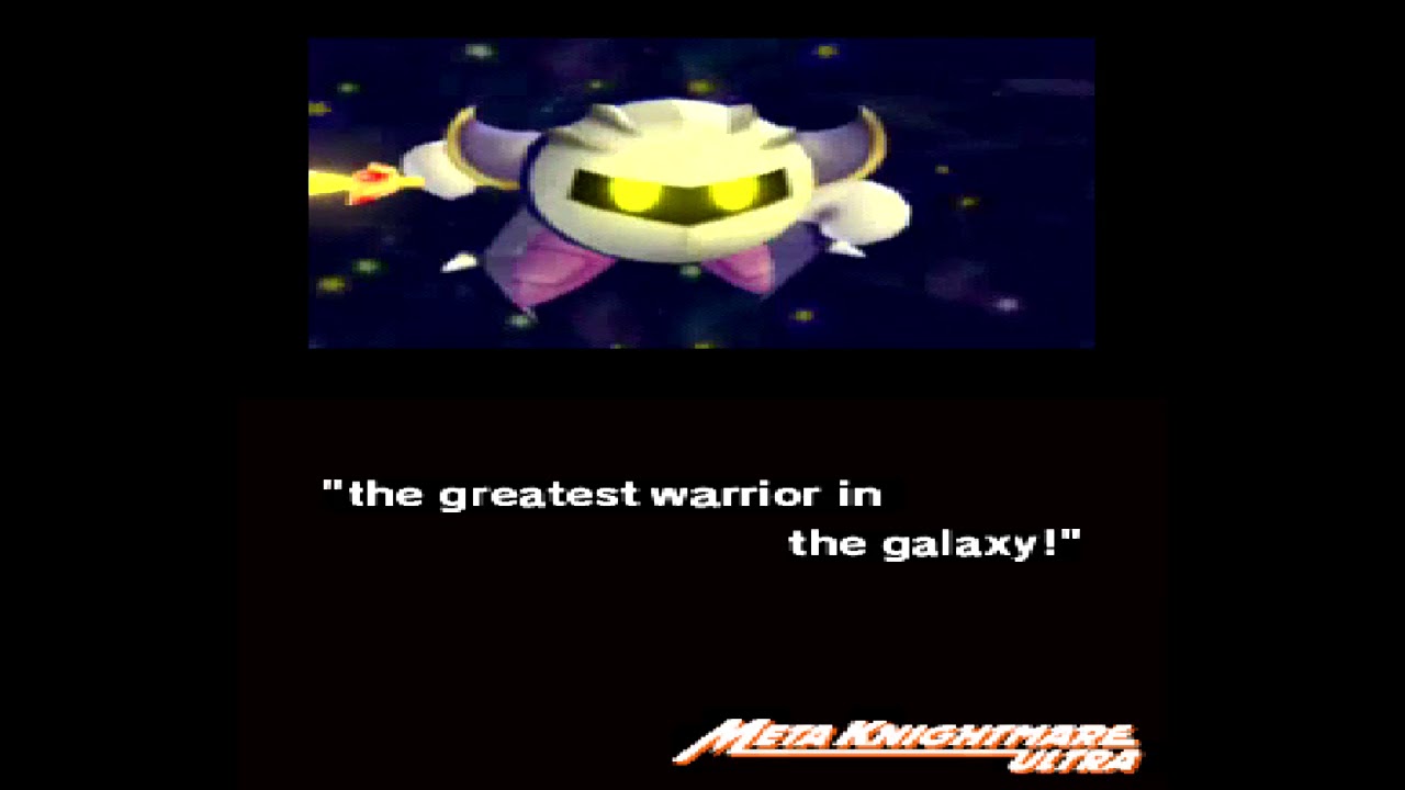 Kirby Super Star Ultra (DS) Meta Knightmare Ultra - Cutscene #9 Meta ...