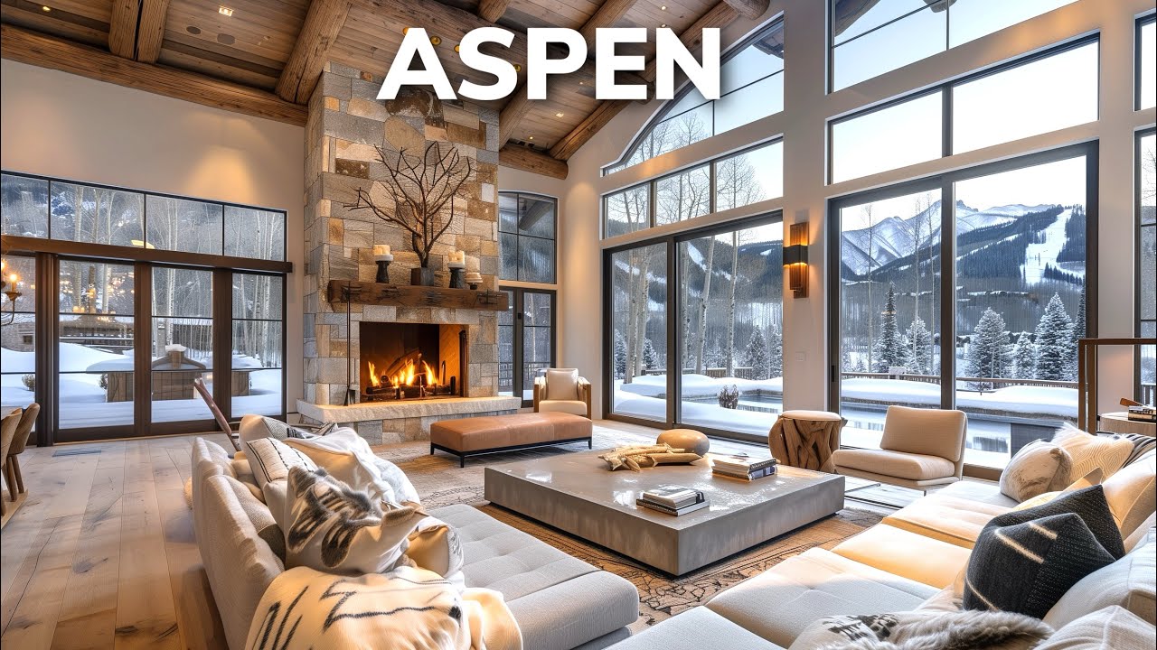 Stunning Homes in Aspen, Colorado Interior Design - YouTube