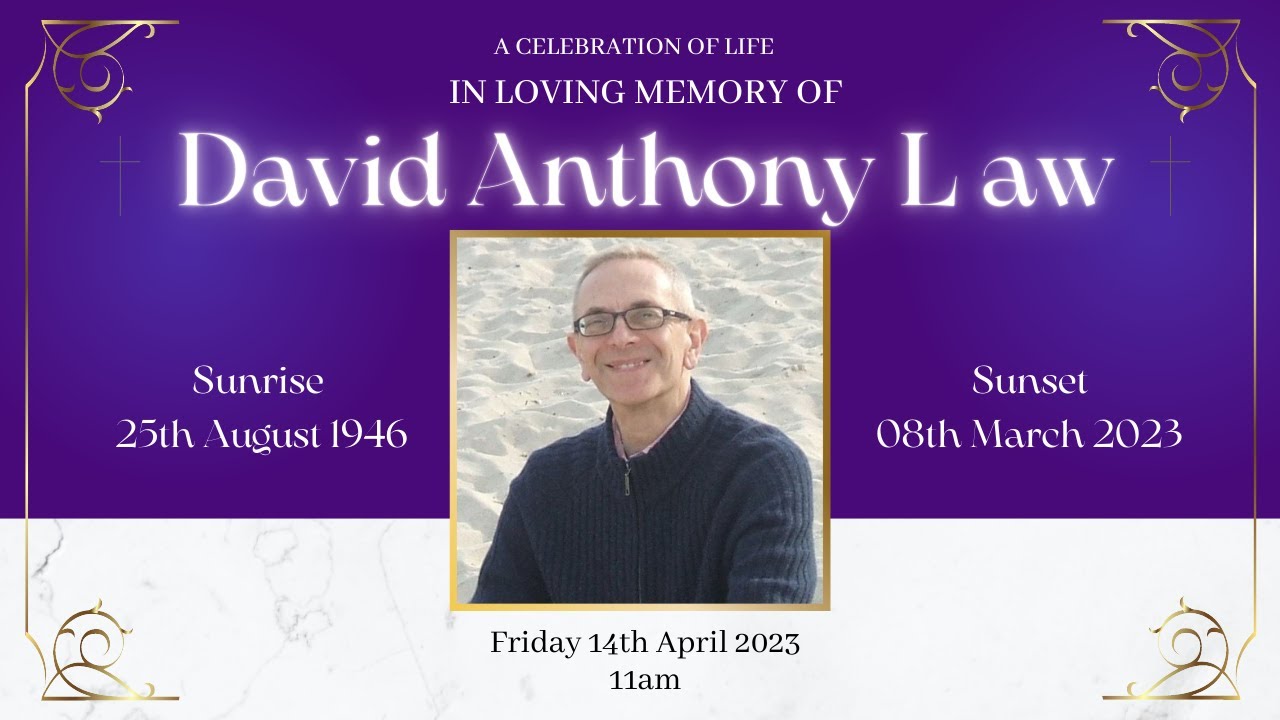 The Homegoing Service Of David Anthony Law - YouTube