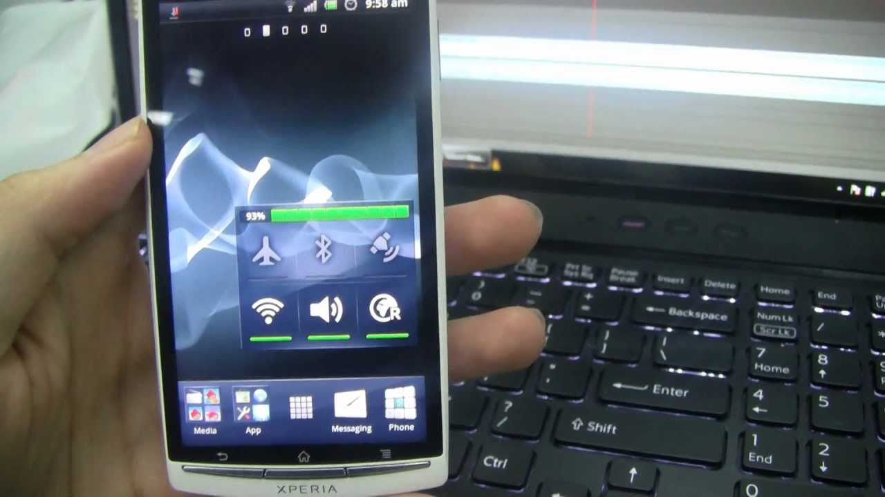 Official Xperia S "Cosmic Flow" now on Xperia Arc S - YouTube