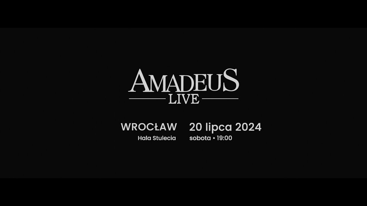 Amadeus Live Teaser | 24. mBank Nowe Horyzonty | Wrocław - YouTube