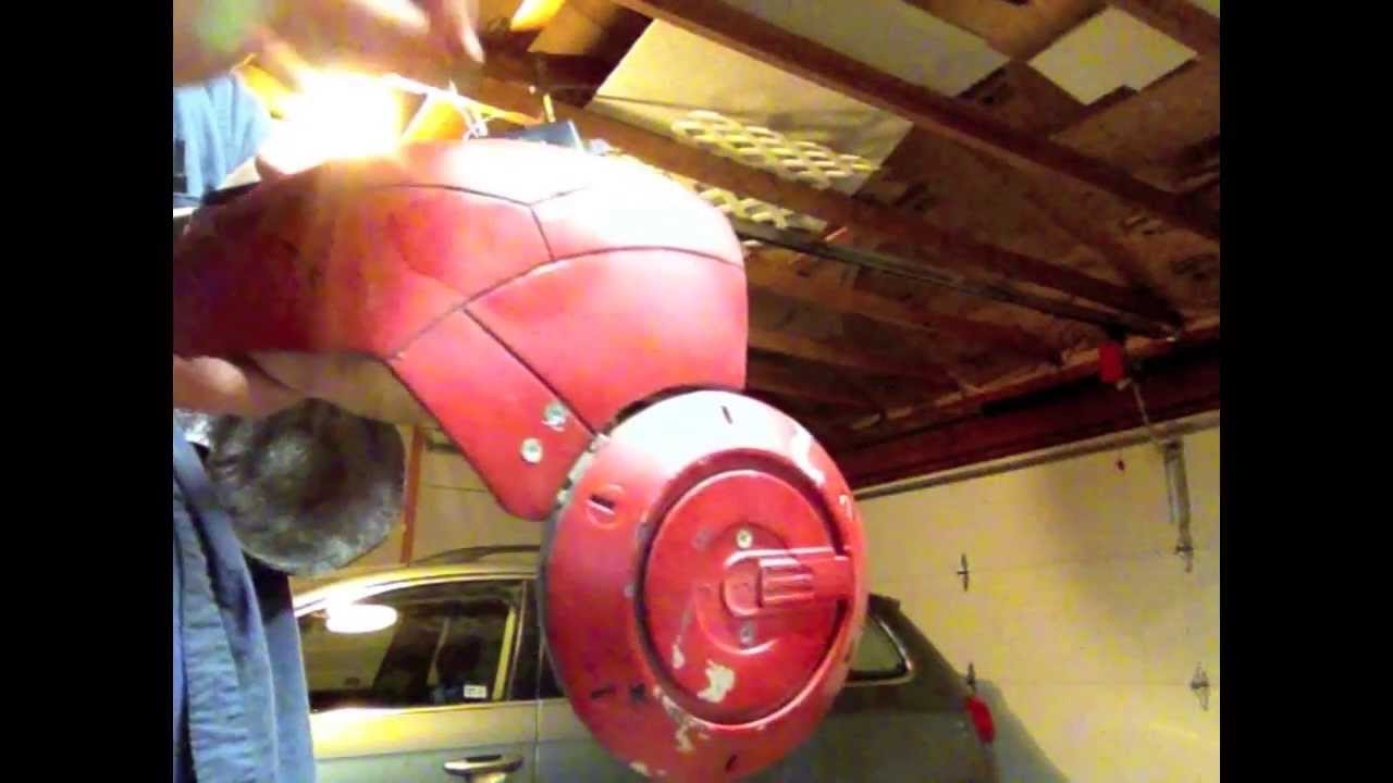 Iron Man animatronic hip pod rotation test - YouTube