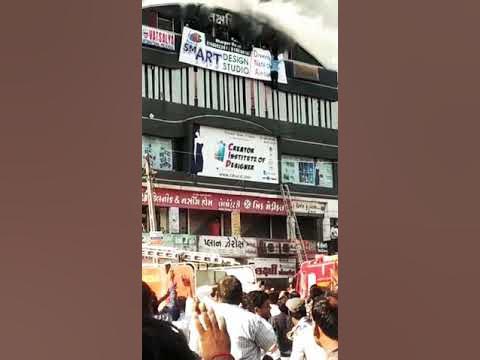 Surat fire: 20 killed in coaching centre blaze, horrific visuals show kids falling off burning ...