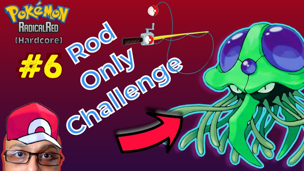 Elite Four | Fishing Rod | Radical Red🔴 LIVE #06 - YouTube