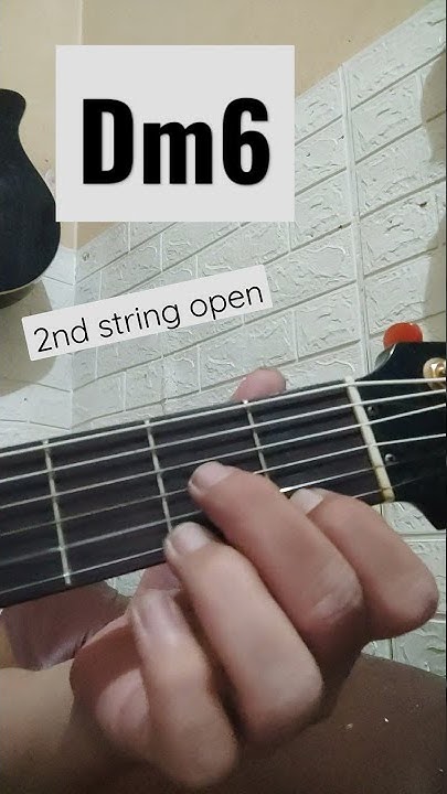 Belajar kunci Gitar Dm6 #chord #shorts - YouTube