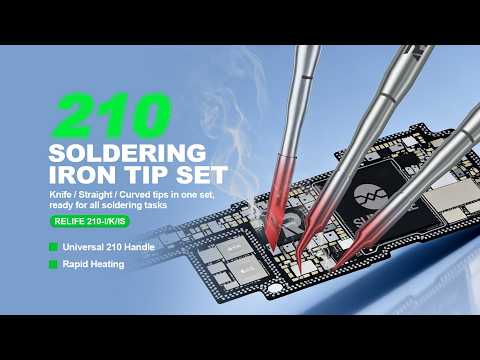 RELIFE 210 Soldering Iron Tip Set（I/S/K）