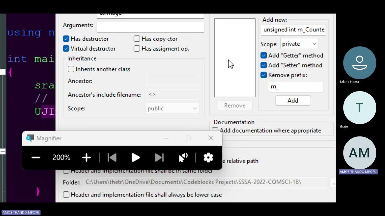 C++ Computer Science 1B ST2 SSSA MEMO - YouTube