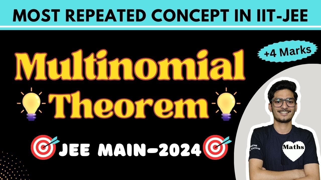 Multinomial theorem | Aman Sir | #jee2024 #iit #revision - YouTube