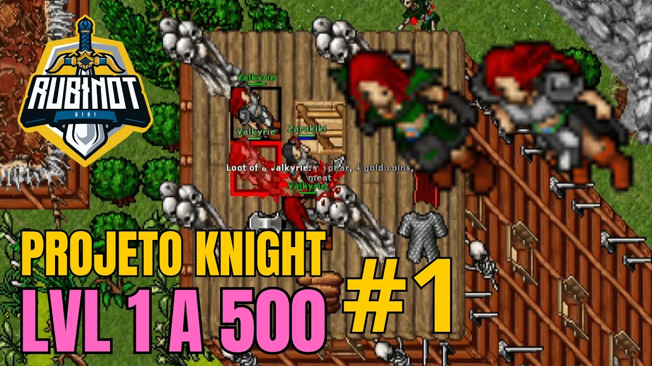 RubinOT - Tibia: Projeto Knight 1 a 500 - EP01 - YouTube