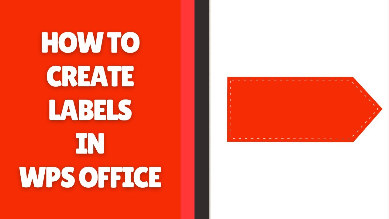 How to Create Labels in WPS Office | Simple Tutorial - YouTube