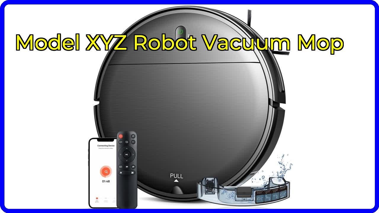Review: Model XYZ Robot Vacuum Mop. ESSENTIAL details. - YouTube