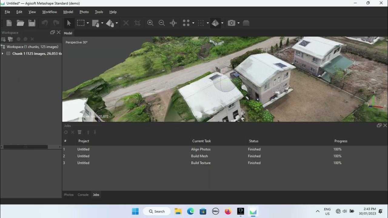 Photogrammetry work on my home using the Mavic 3 and Agisoft Metashape | Landscape Format - YouTube