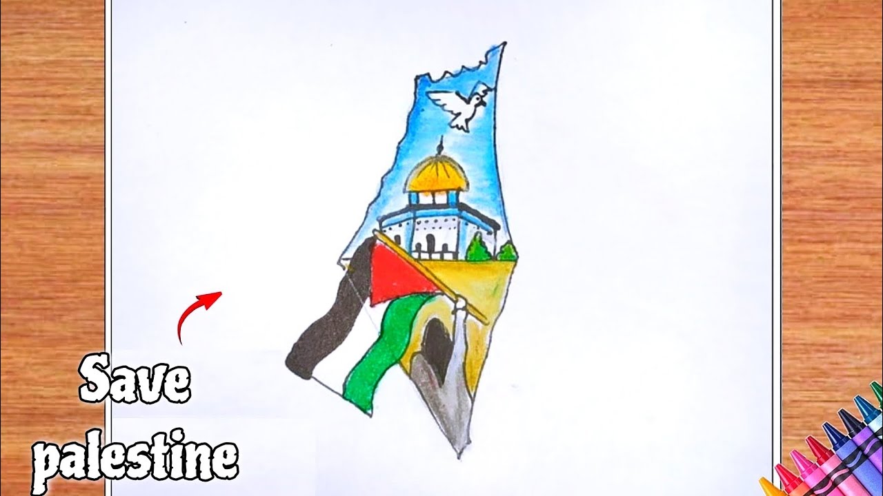 Save Palestine Drawing – Easy & Emotional Art Step-by-Step | Stand With ...